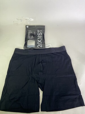 2xist Luxe Dream Boxer Brief 6in Underwear Black Beauty Mens Size S | eBay