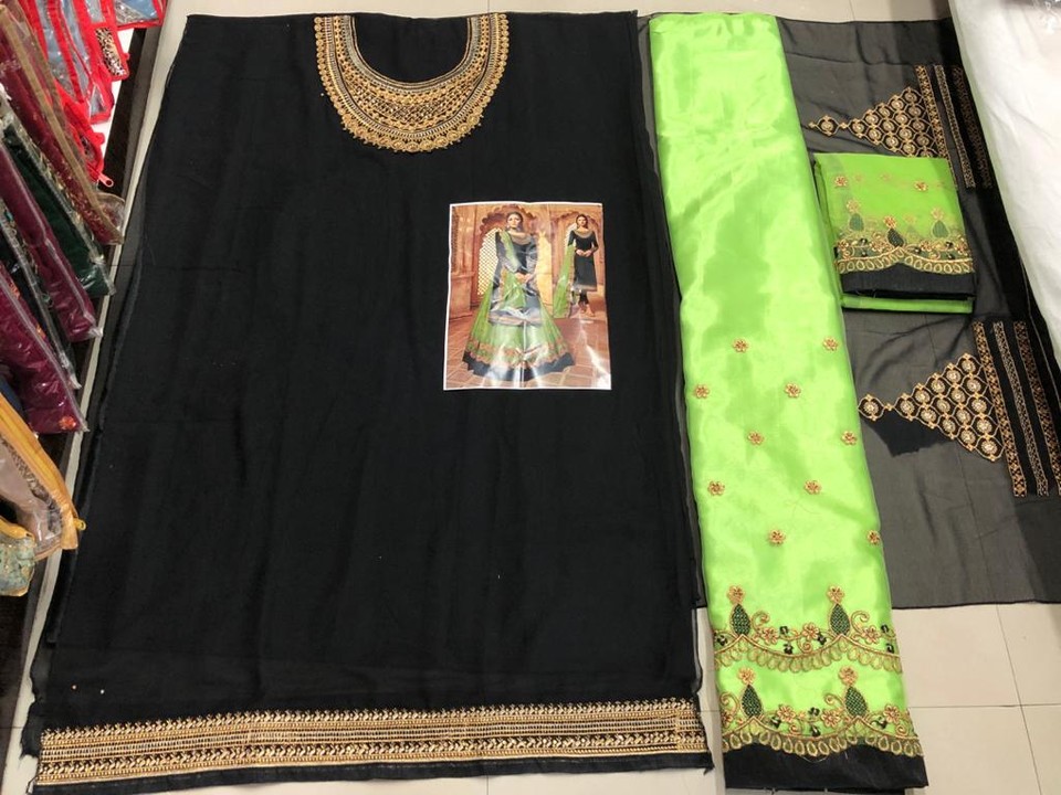 Indien Pakistan Salwar Kameez Braut Anzug Neu Anarkali Kleid Damen Eid ...