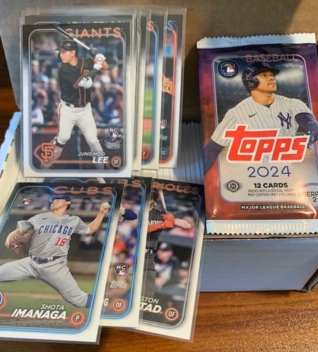 2024 Topps Series 2 350 card Set+1 Wrapper-Imanaga,Winn,Yamamoto ...