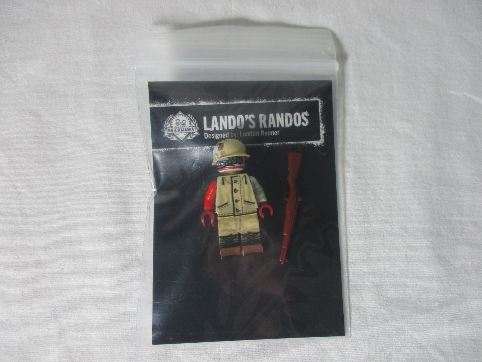 Brickmania Landos Randos Minifigure Custom Military Minifig Gun ...