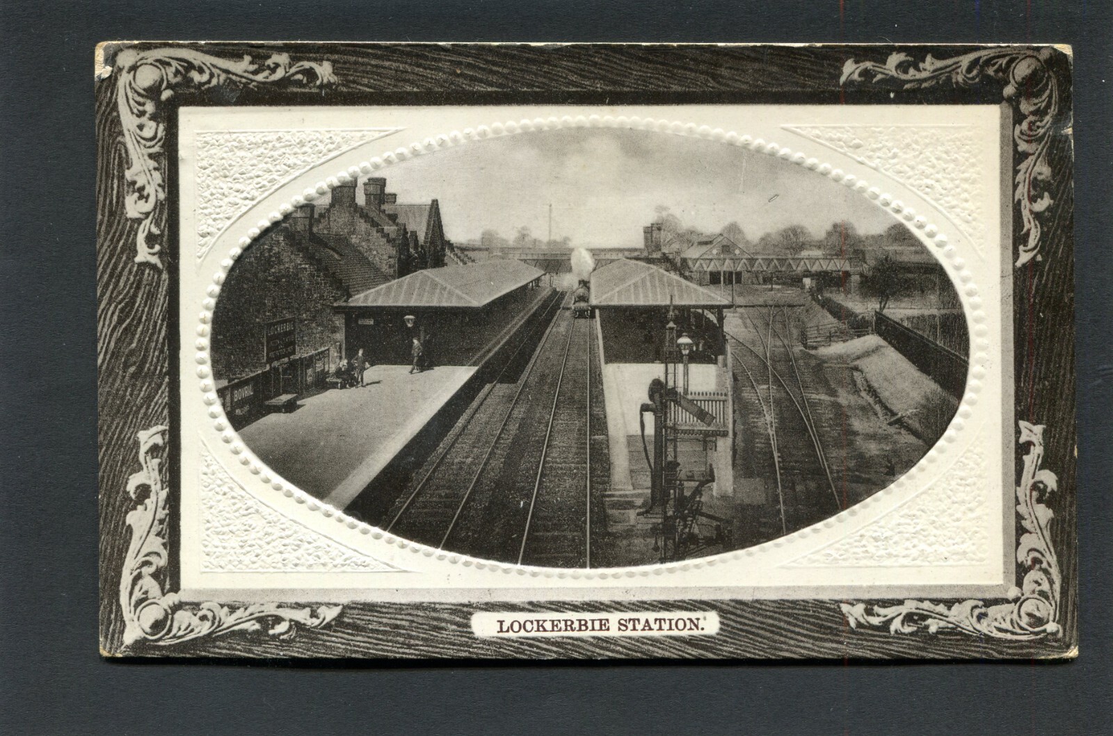Lockerbie Dumfries - The Railway Station RP p/u 1910 (R4351) | eBay UK