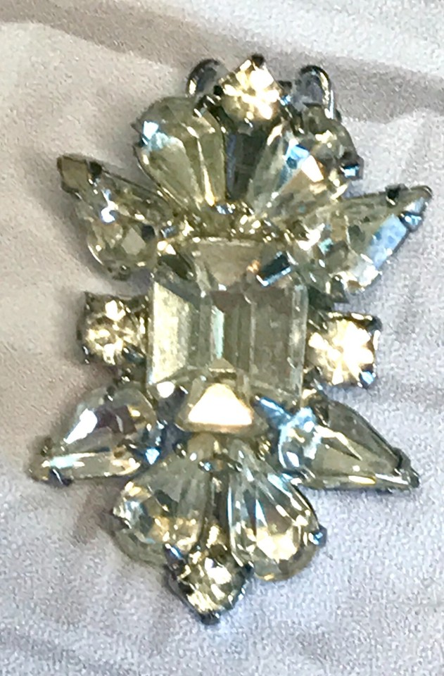 Vintage Stunning Oversized Jewel Statement Clip-On Earrings | eBay