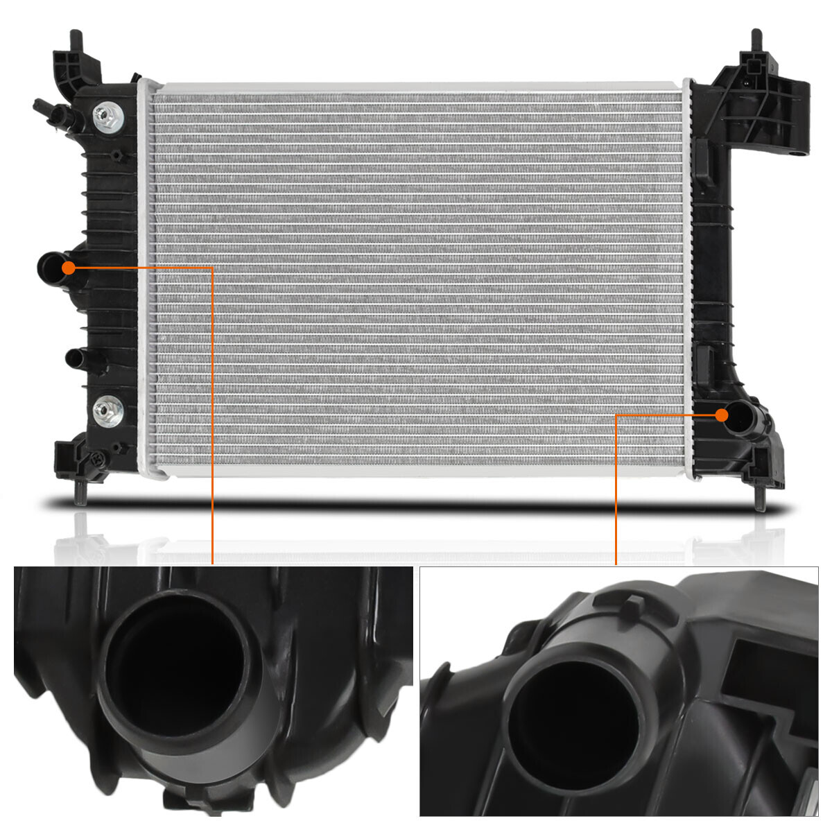 Full Aluminum Core OE Style Radiator for 12-18 Chevy Sonic 1.8L AT/MT ...
