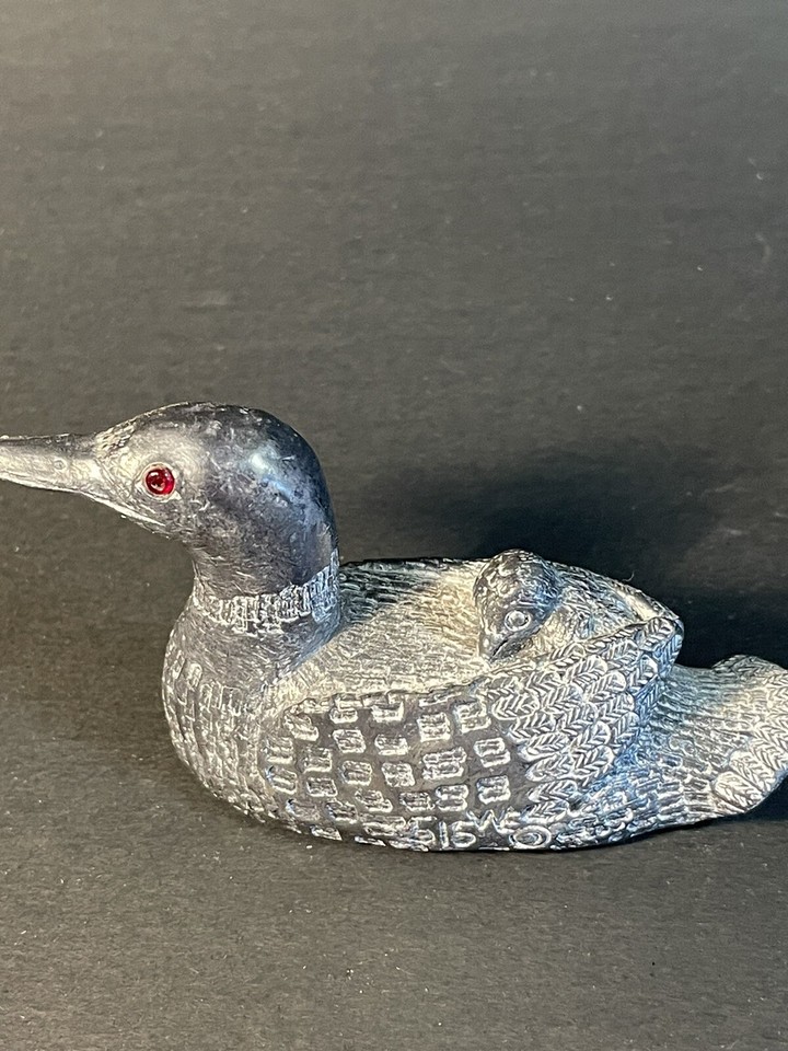 Wolf Original Vintage Beaver & Loon Sculptures Canada | eBay