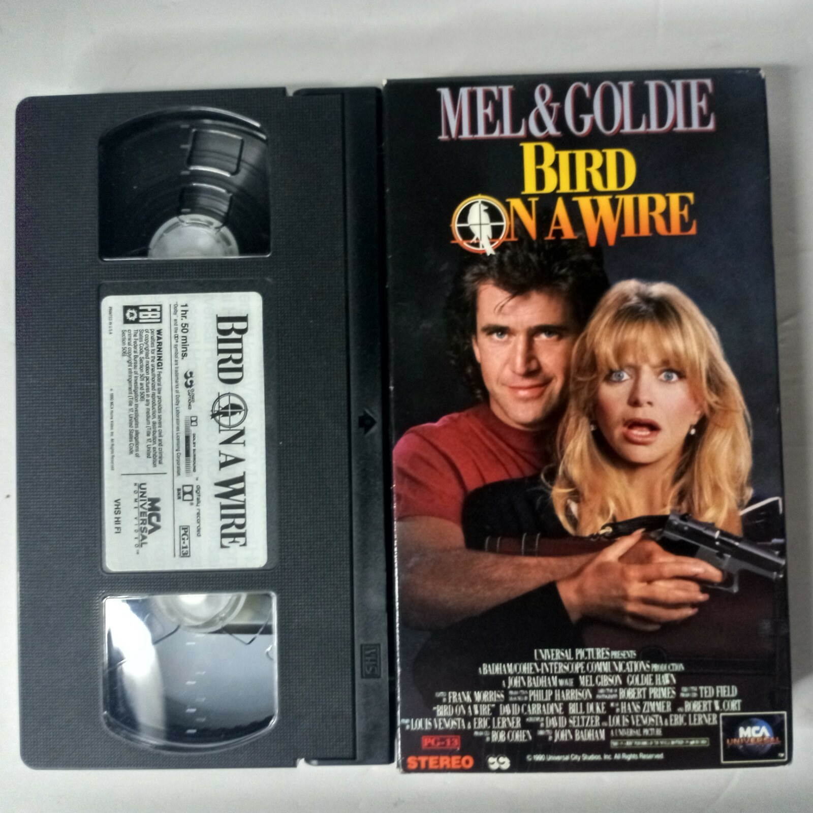 Bird On A Wire 1990 VHS Mel Gibson VHSshopCom Like New Never used ...