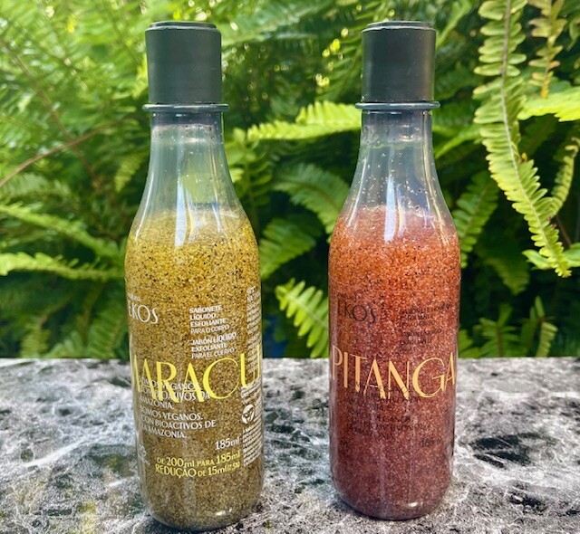 Natura Ekos Body Scrub Soap 6.6oz ( 200ml ) Exfoliating Liquid Soap 97% ...