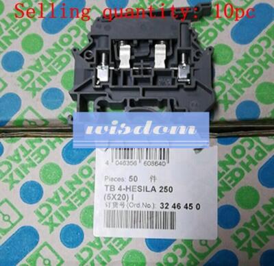 QTY:10 New For PHOENIX CONTACT Fuse terminal ST 4-HESILED 24(5X20 ...