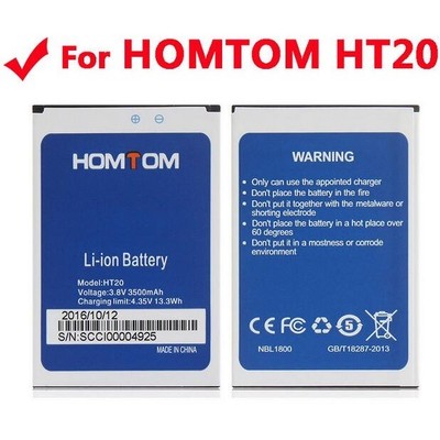 HT20 - New Genuine 3500mAh Battery Batteria for HOMTOM HT20 & HOMTOM ...