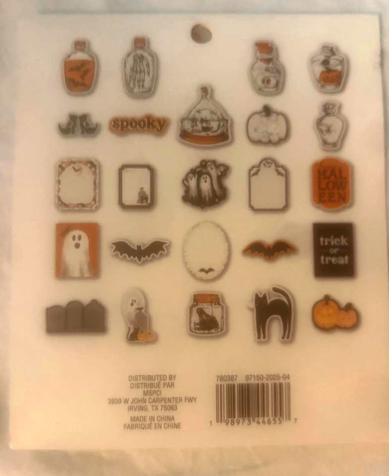YOU CHOOSE Recollections Halloween Stickers/Die Cuts/Paper Pads/Stamp ...