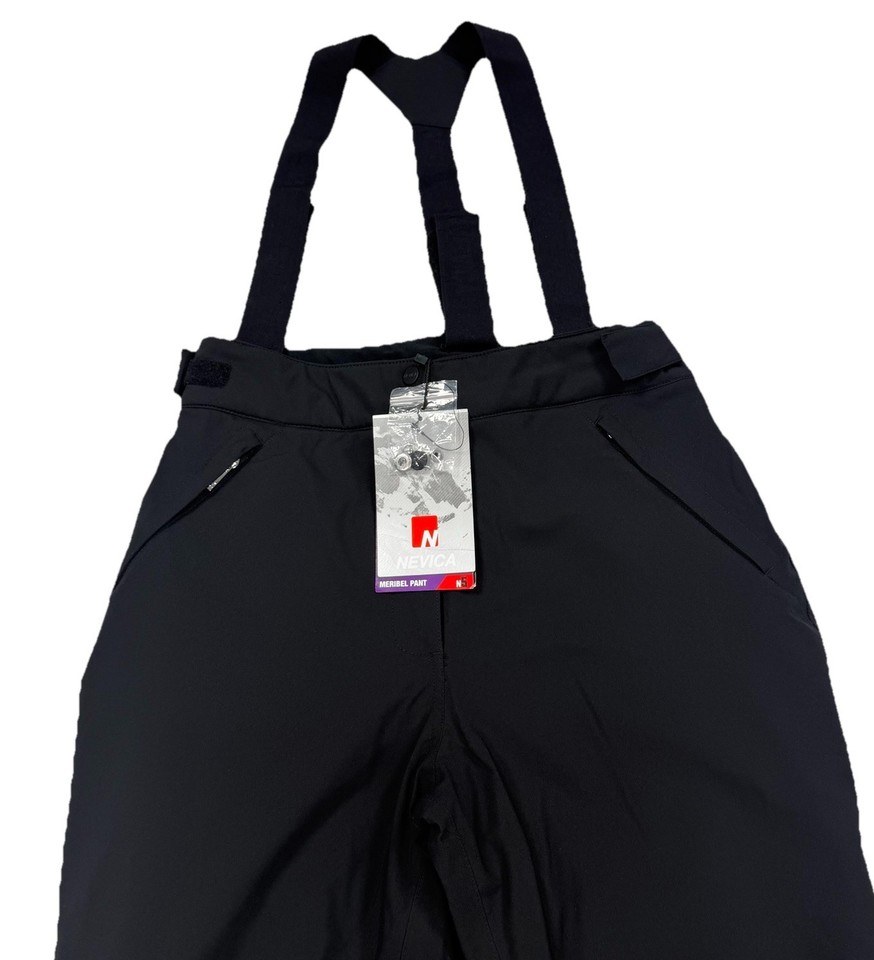 Nevica Meribel Waterproof High Waisted Ski Trousers Black Women’s UK 12 ...