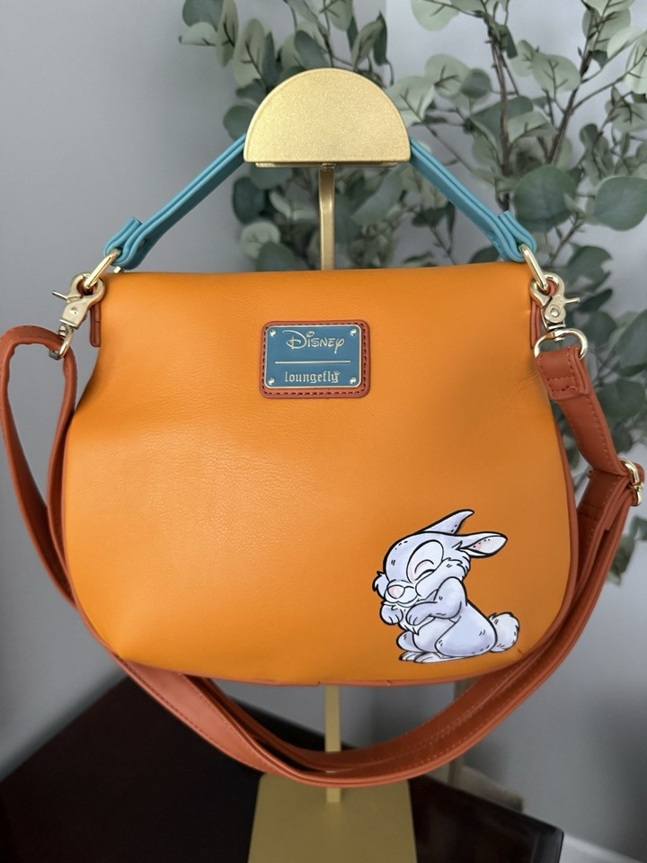 Loungefly Disney Bambi & Thumper Floral Forest Crossbody Bag Purse | eBay