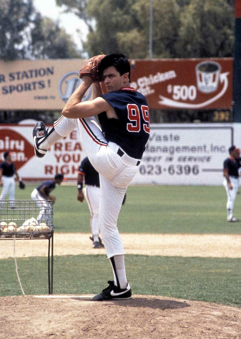 Rick Vaughn Pitching