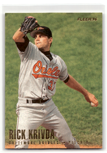 1996 Fleer #13 Rick Krivda NM-MT Orioles ID:53220 | eBay