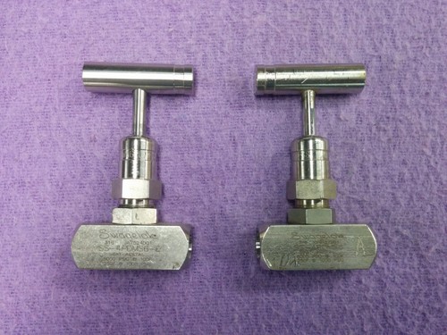 1pc Swagelok Rising Plug Screwed-Bonnet Needle Valve SS-4PDMS6-E -- 3/8 ...