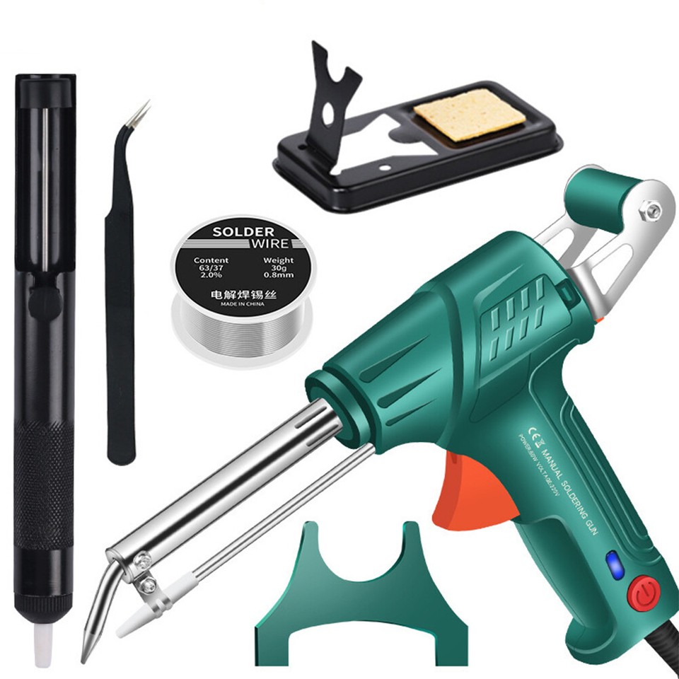 60W Internal Heat Soldering Gun Fast Heating Soldering Kit for Repairs ...