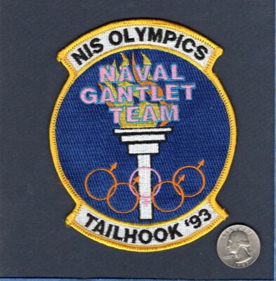 NIS OLYMPICS 1993 TAILHOOK Reunion US NAVY USMC Squadron Patch | eBay