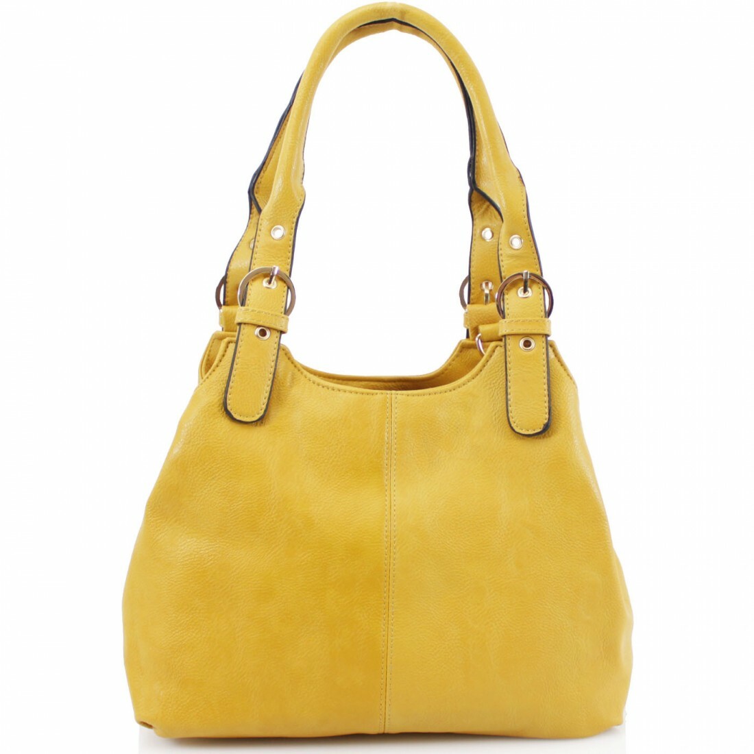 Ladies Buckled Three Sections Spacious Shoulder Handbag Women Crossbody ...