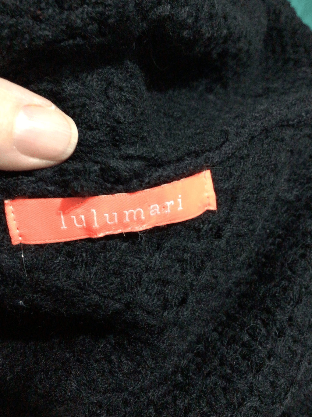 LULUMARI Open Front Black & White Cardigan Size M/L - Gem