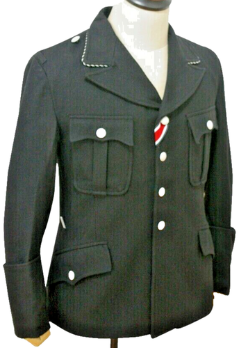 New Man's WWII German M32 elite NCO black wool tunic jacket All size ...