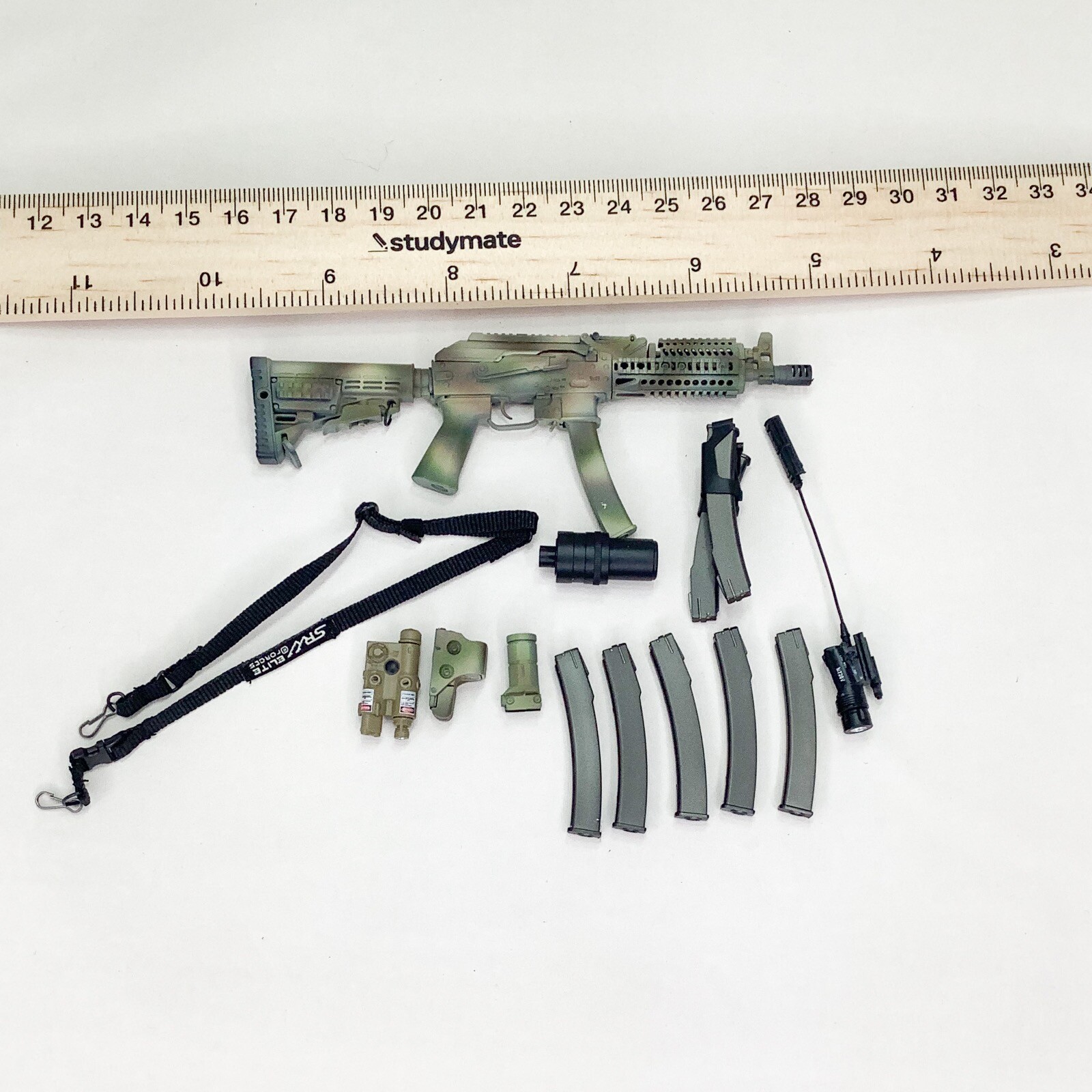 1/6 Russian Spetsnaz FSB Alpha St.Petersburg - PP-19-01 Vityaz Sub MG ...