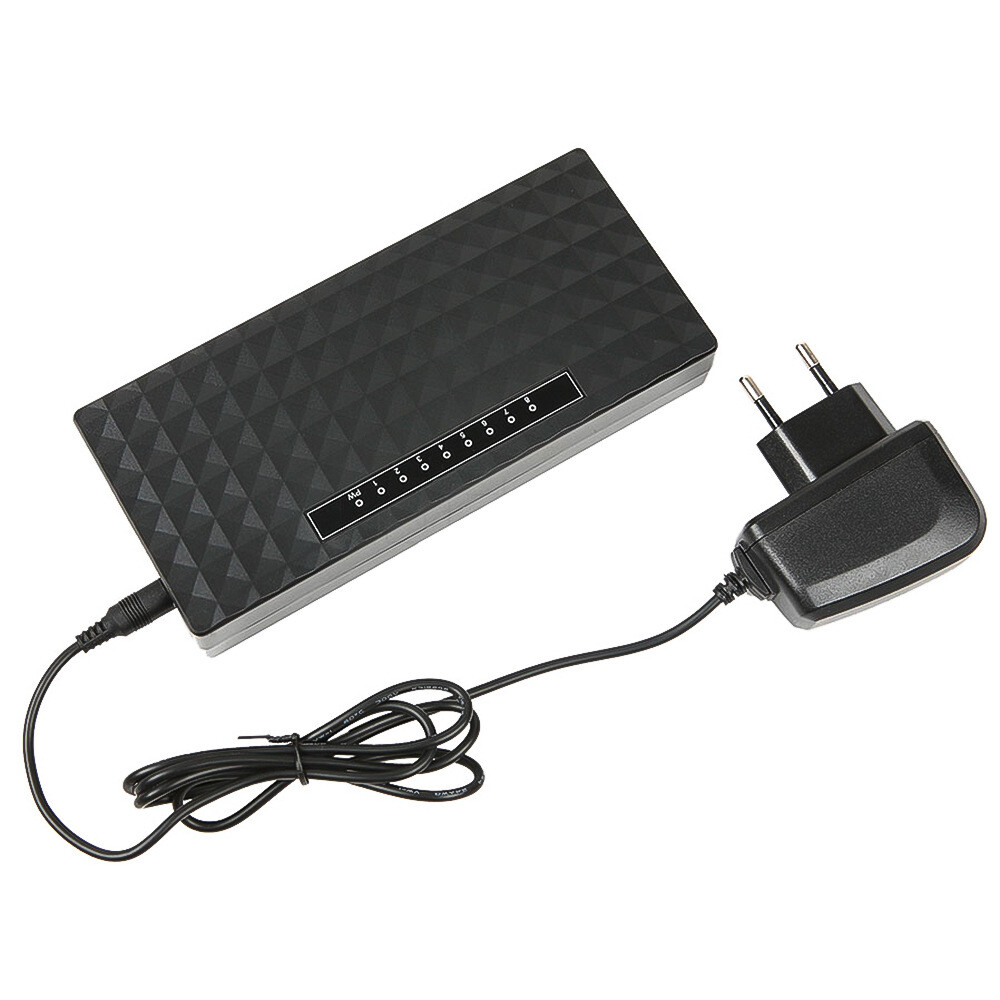 8-Port 1000Mbps Gigabit Unmanaged Ethernet Switch Uplink Port VLAN RJ45 ...