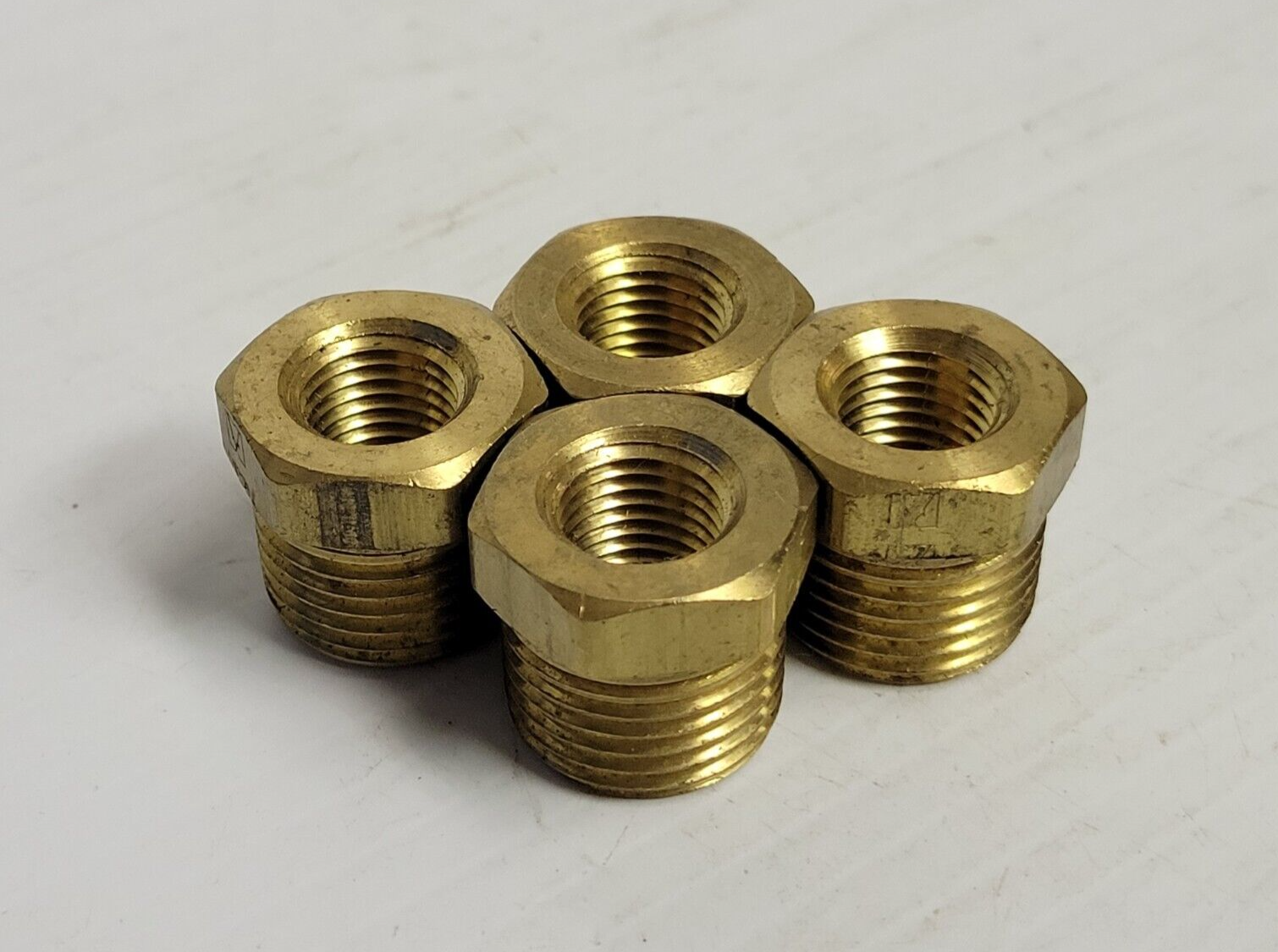 NEW LOT OF 4 NO NAME BRASS BUSHING REDUCER FITTING SP114 1/2X1/4 | eBay