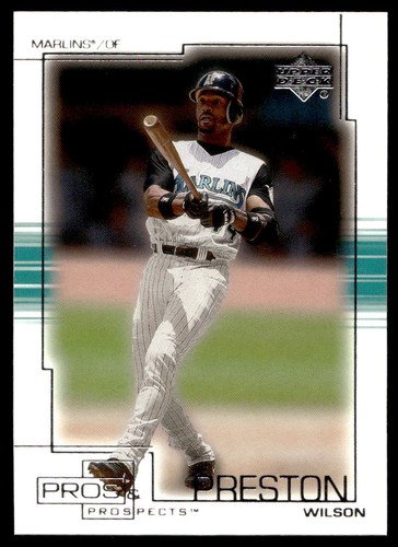 2001 Upper Deck Pros & Prospects 70 Preston Wilson Marlins Baseball ...
