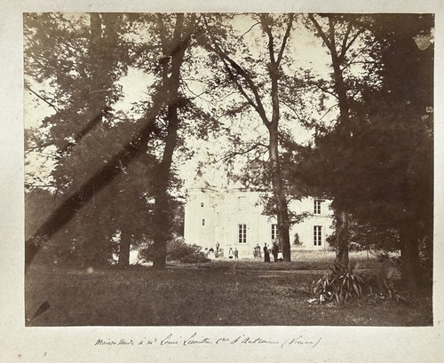 FRANCE Famille Maison de Louis Lecointre à Antran c1870 Photo Vintage ...