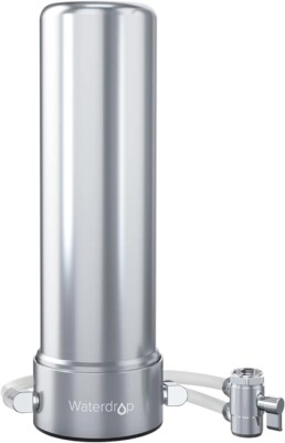Waterdrop 5-Stage Stainless Steel Countertop Filter System, Faucet ...