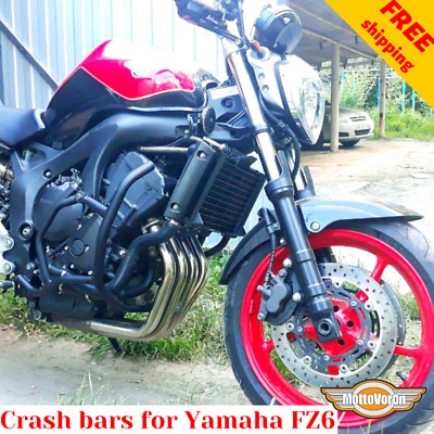 For Yamaha FZ6 Crash bars FZ6N Engine guard Fazer FZ6 S2 FZ6-S, Free ...