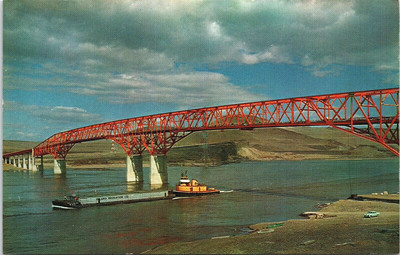 Postcard Umatilla Bridge Over the Mighty Columbia Between Oregon and ...
