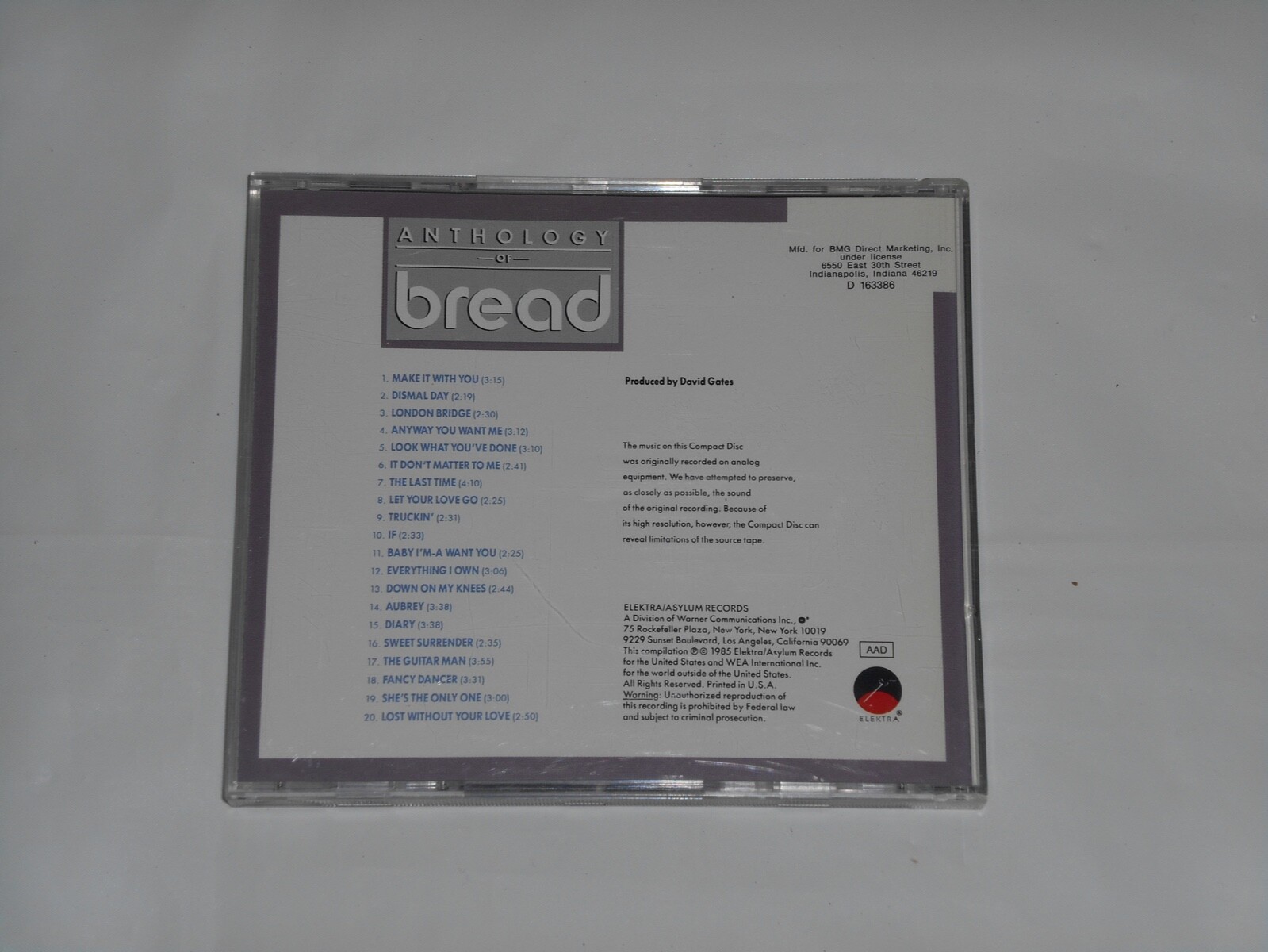 Anthology of Bread (CD, 1985) | eBay