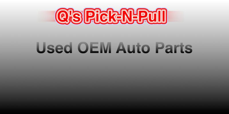 Q s_Pick-N-Pull | eBay Stores