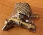 Shell Brass Faucet Garden Conch Spigot Vintage 1/2" Water Tap Home ...