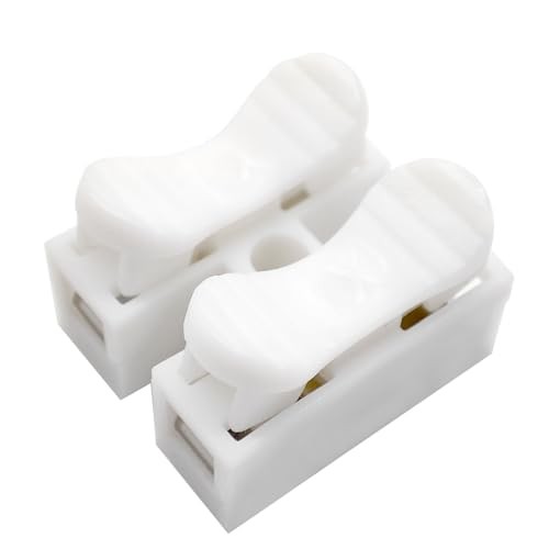 100pcs Spring Wire Connectors, Spring Clamp Terminal Quick Splice Wire ...