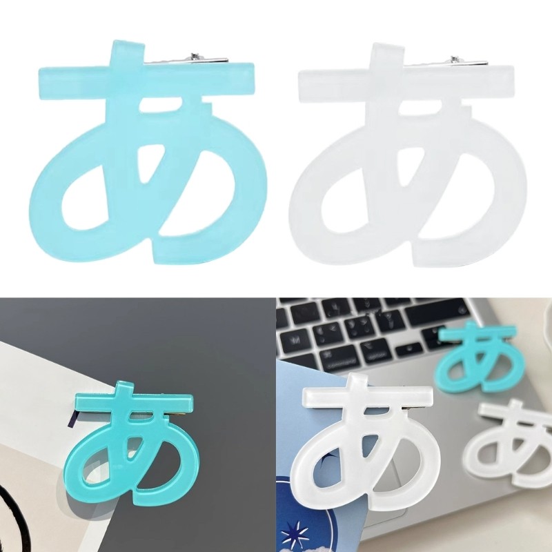 Japanese Character Hair Clip Headwear Cute Candy Color Sweet Girls Back ...