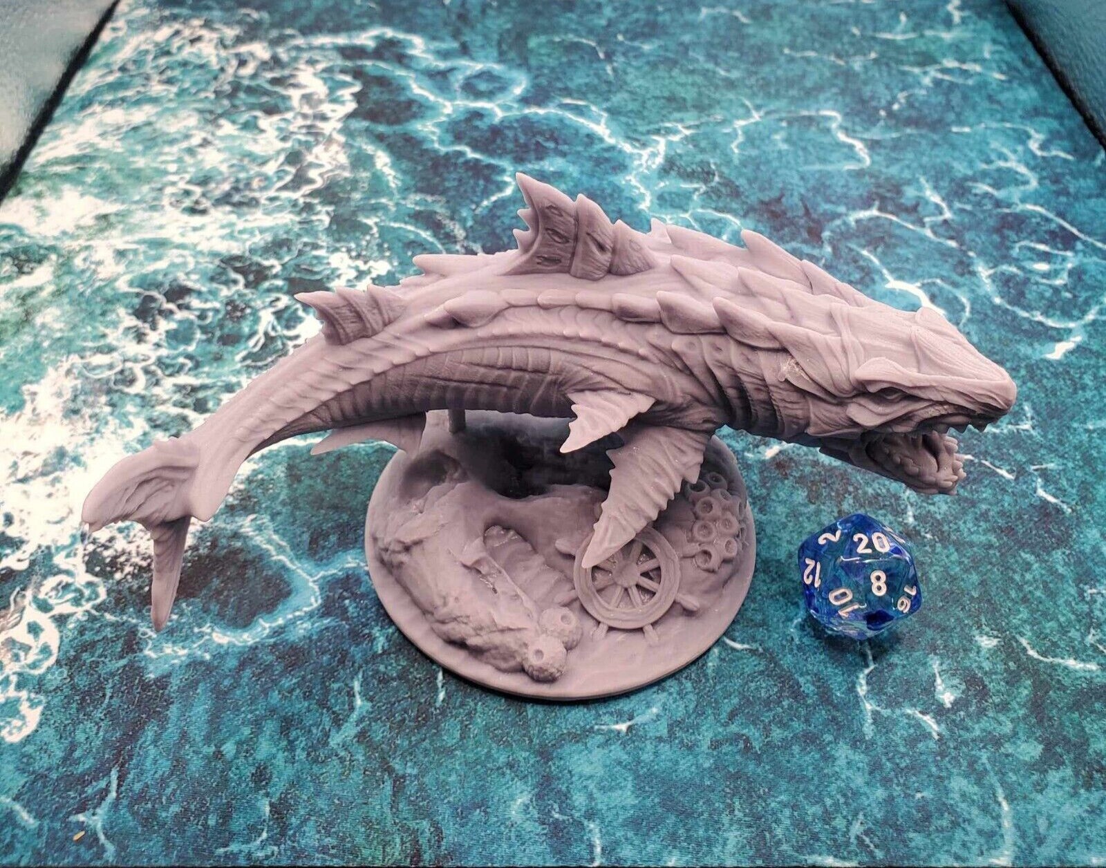 Demon Shark Dungeons & Dragons Pathfinder TTRPG Miniature | eBay