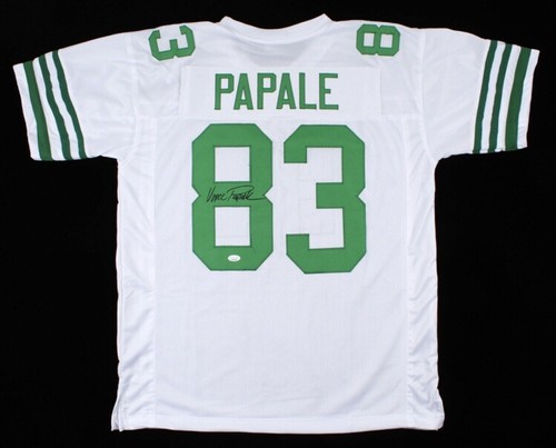 Vince Papale SIGNED #83 Philadelphia Eagles white custom XL jersey w ...