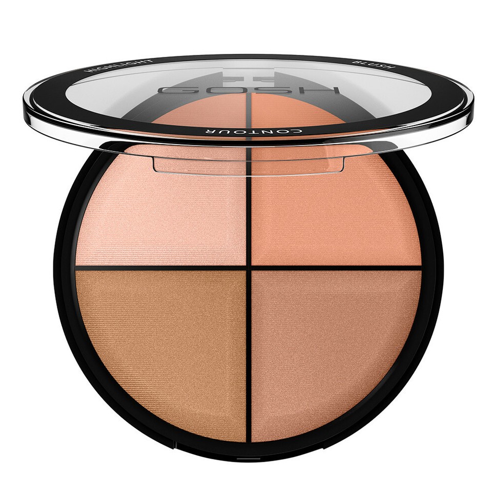 GOSH Contour Strobe Kit 4 in 1 Highlight Blush Define Shape Soft ...