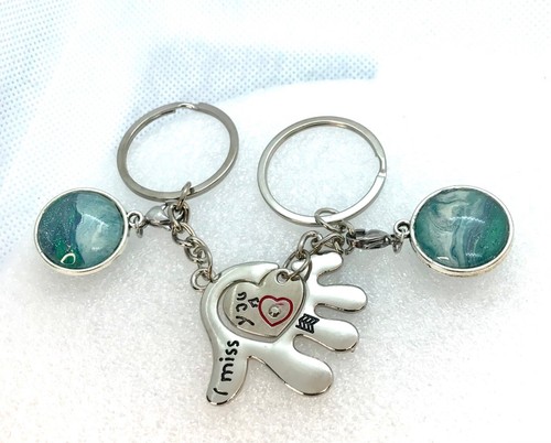 Handmade Key chain key rings charm unique gift idea wearable art ...
