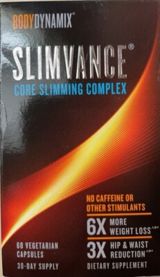 BodyDynamix Slimvance CORE SLIMMING COMPLEX -NO CAFFEINE. Fat Burner ...