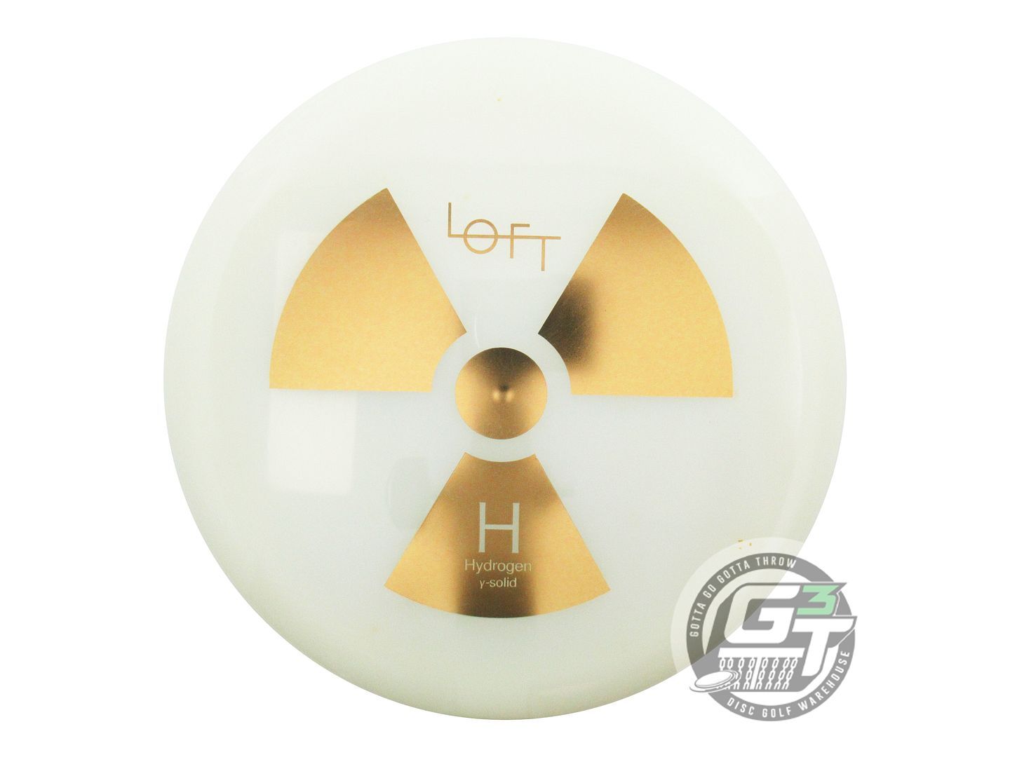 NEW Loft Discs Gamma Solid Glow Hydrogen 175g Gold Foil A Midrange Golf ...