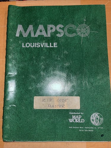 Mapsco Louisville 1984 | eBay