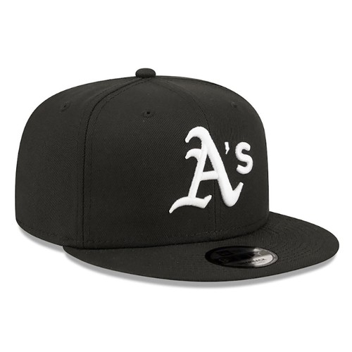 New Era 9FIFTY Baseball Cap - MLB Oakland Athletics Basic Black ...