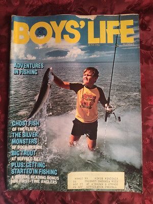 BOYS LIFE Scouts June 1982 Fishing Camp Buffalo Bill Encyclopedia Brown | eBay