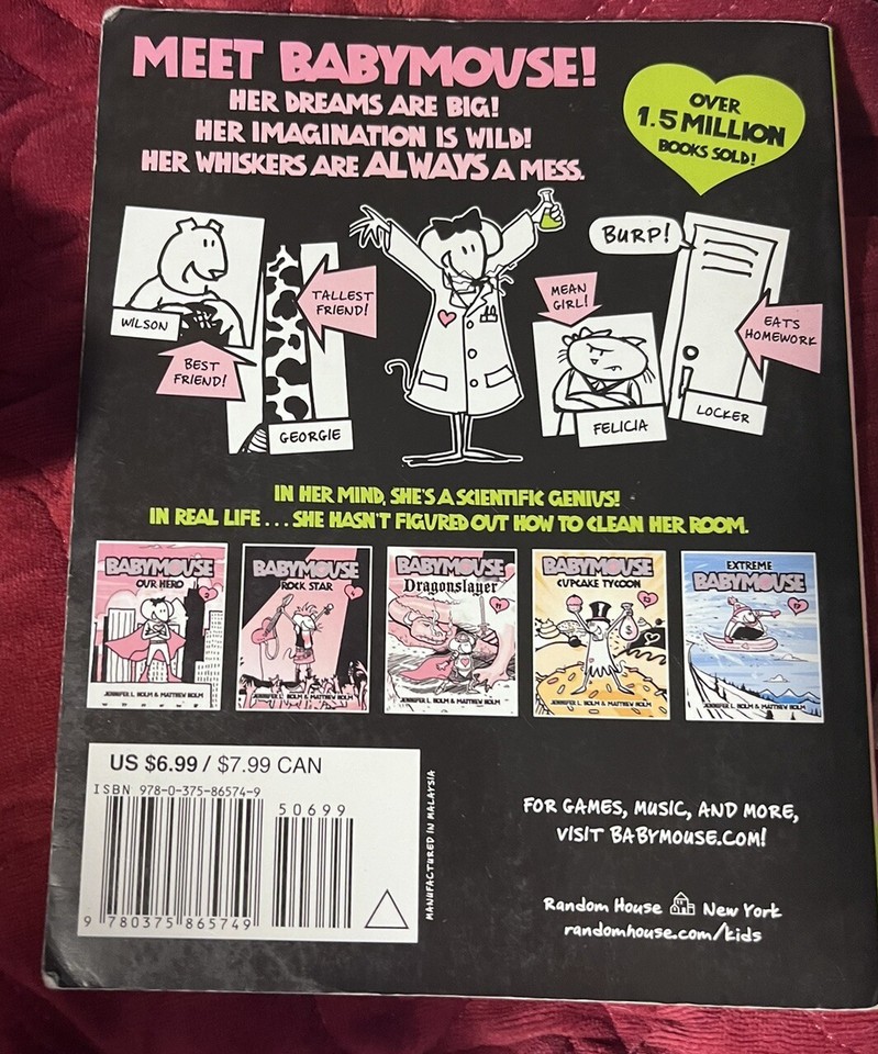 Babymouse Book series #14-16: Holm, Jennifer L. Childrens Chapter ...