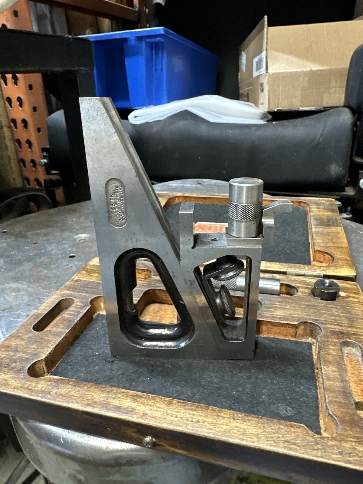 Starrett 995E Precision Planer Gage Adjustable Parallel Machinist Tool ...