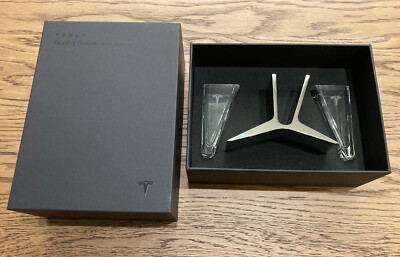 Tesla Sipping Glasses- 2 Glasses and Stand- In Hand | eBay