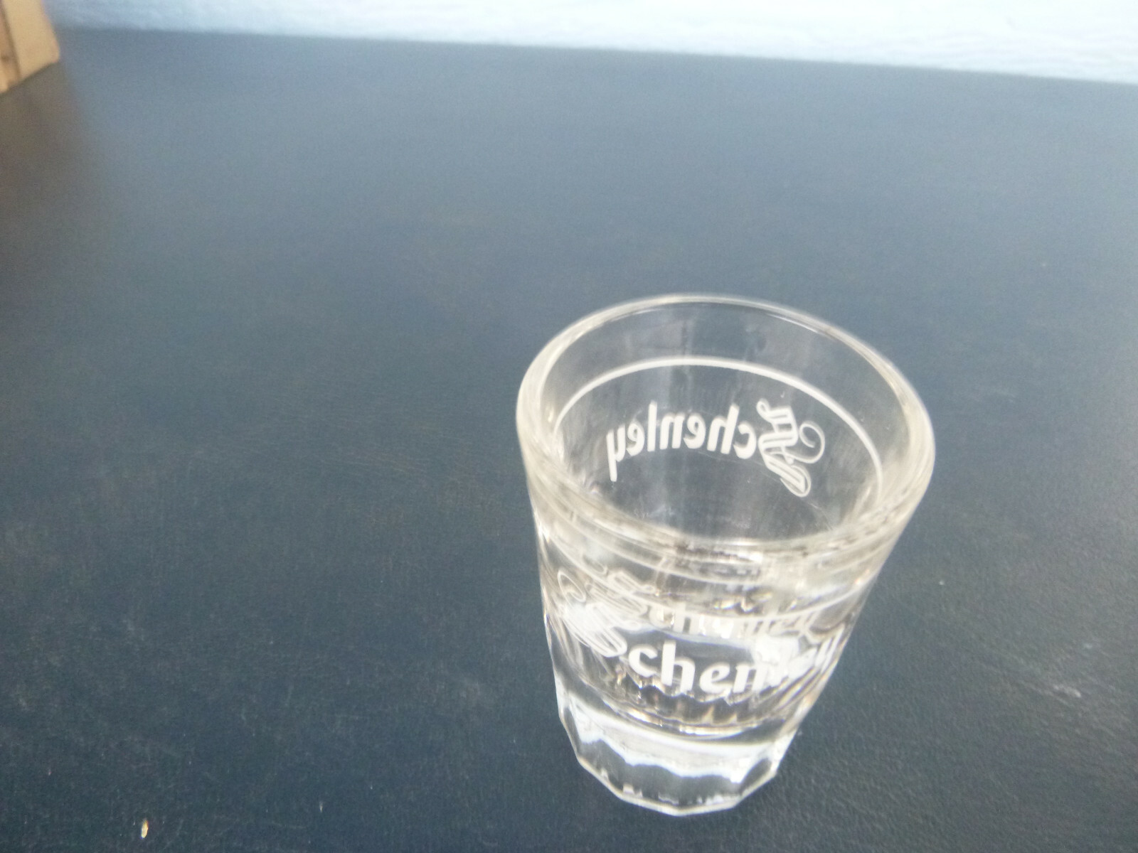 vintage Schenley finest whiskey shot glass 3" American | eBay