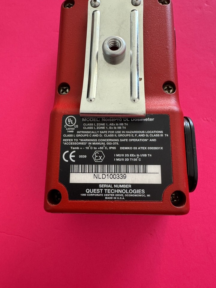 Quest Technologies NoisePro Dosimeter Series Unit Only | eBay